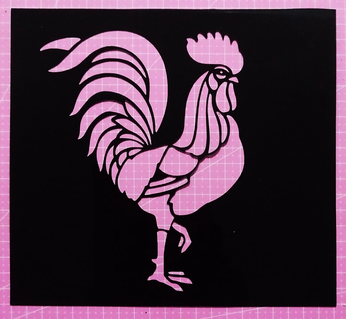 Stencil Ave 21x19 cms (S130) – Taller Creaciones